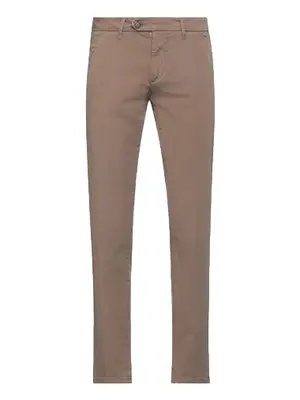 ROY ROGER'S Man Pants Camel Size 35 Cotton, Elastane Brown