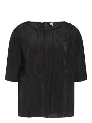 SOUVENIR Pleated Top - Black