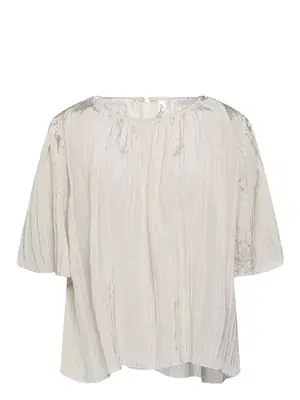 SOUVENIR SOUVENIR Pleated Top Off White