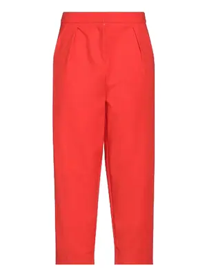 ANONYME DESIGNERS Tapered Cropped Pants Red
