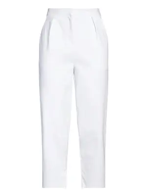 ANONYME DESIGNERS Tapered Cropped Pants White