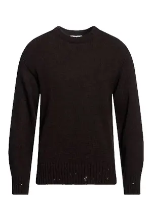 BELLWOOD Sweater In Dark Acrylic, Alpaca Wool, Wool, And Viscose - Brown