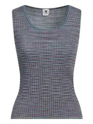 Missoni Knitted Multicolor Top Blue