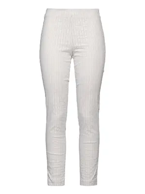 Rossopuro Striped Slim-leg Pants - Beige