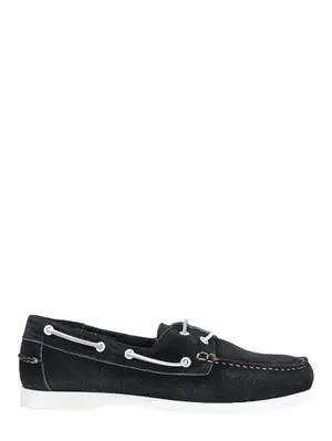 DOCKSTEPS Military Leather Loafers - Black