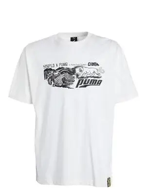 PUMA X Staple Graphic Tee T-shirt Size Cotton - Off White