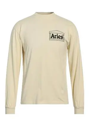 Aries T-shirt Cream Size Cotton - White