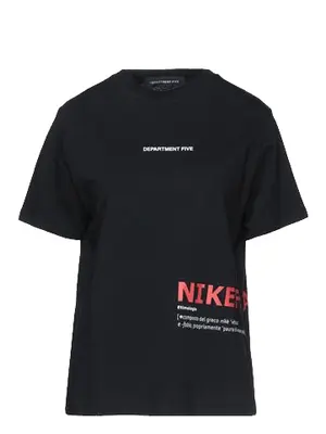 DEPARTMENT 5 Printed Cotton T-shirt - Black