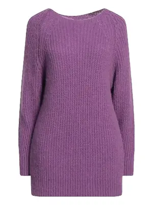 CARACTÈRE Knitted Sweater - Purple