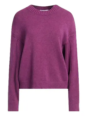 CARACTÈRE Knitted Sweater Purple