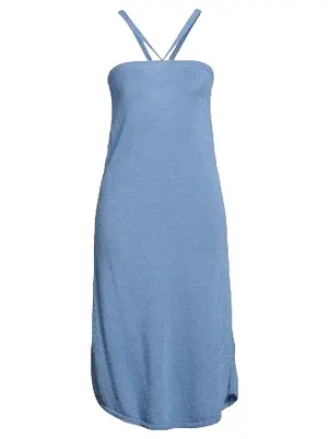 NA-KD NA-KD Knitted Midi Dress Blue