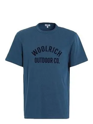 Woolrich Graphic Tee T-shirt Size Cotton - Blue