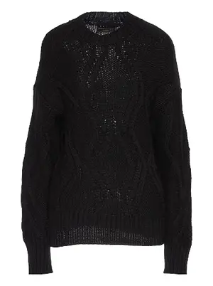 ANGELA MELE MILANO Knitted Sweater - Black