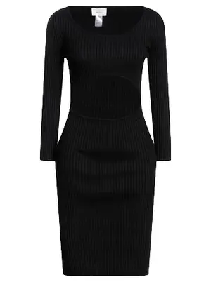 VICOLO Midi Bodycon Dress - Black
