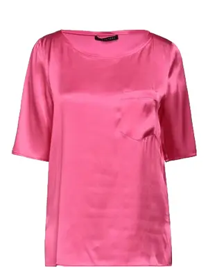 CARACTÈRE CARACTÈRE Mandarin Collar Top Pink