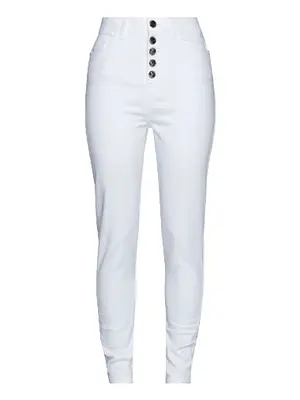 SISTE'S SISTE'S Gabardine Slim-Leg Pants White