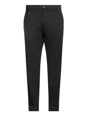 MASON'S Solid Twill Chino Pants - Black