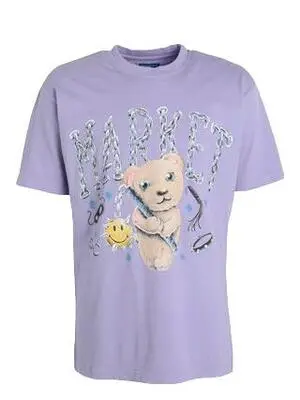 MARKET Soft Core Bear T-shirt T-shirt Lilac Size Cotton - Purple
