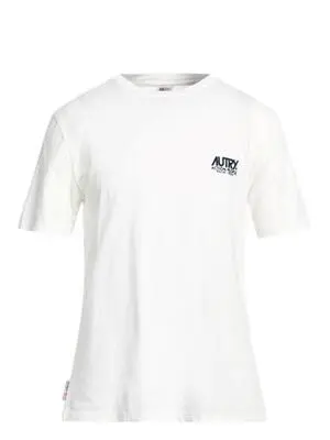 AUTRY Man T-shirt White Size S Cotton