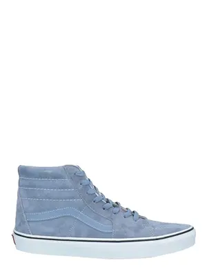 VANS Leather High-top Sneakers - Blue