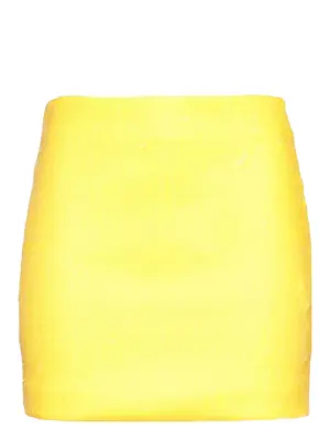 VICOLO Mini Sequined Skirt - Yellow