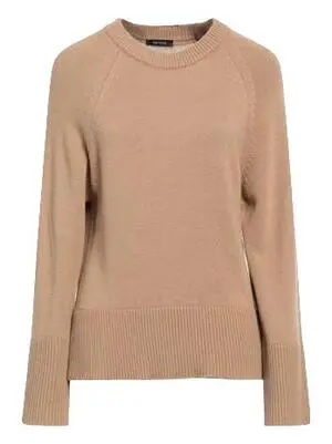 BELLWOOD Knitted Crewneck Sweater - Beige