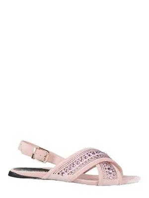 TWINSET Leather Sandals - Pink
