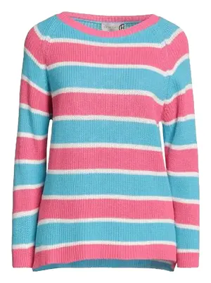 HAVEONE HAVEONE Striped Knit Sweater Pink