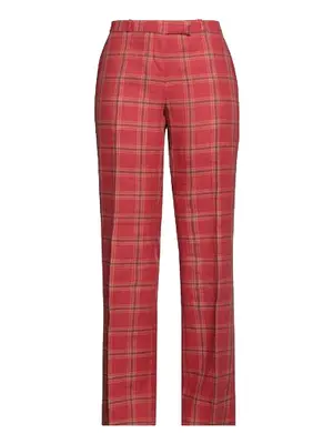 Etro Tartan Pattern Bootcut Pants - Red
