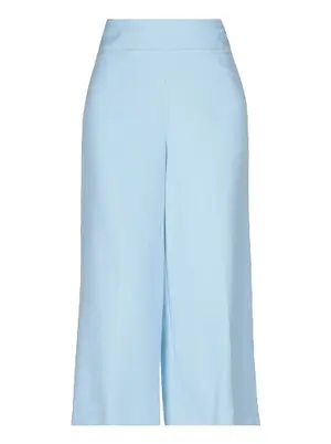 TWENTY EASY BY KAOS Wide-leg Cropped Trousers - Blue