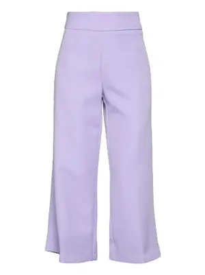 TWENTY EASY BY KAOS TWENTY EASY By KAOS Wide-Leg Cropped Trousers Purple