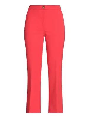 SOLOTRE Crepe Slim-leg Pants - Red