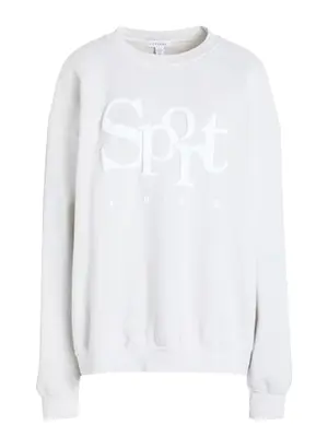 Topshop Fleece Sweatshirt - White