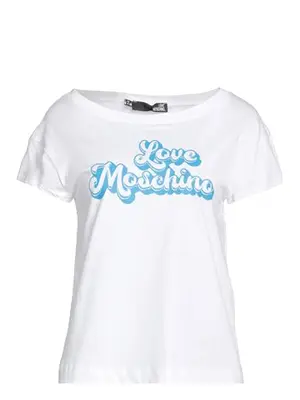 Moschino LOVE MOSCHINO Logo-Print T-Shirt White