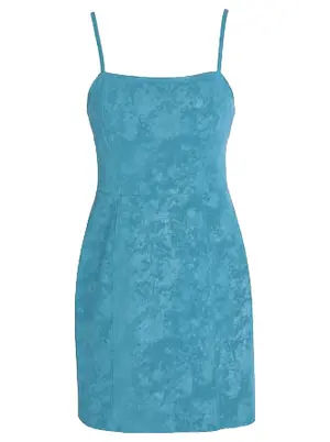 Topshop Mini Bodycon Dress - Blue