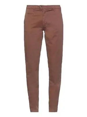 LIU •JO MAN Pants Size Cotton, Elastane - Brown