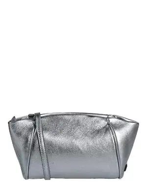 GIANNI CHIARINI Soft Leather Crossbody Bag - Silver