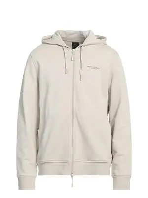 Armani Exchange ARMANI EXCHANGE French Terry Zip-Up Hoodie Beige