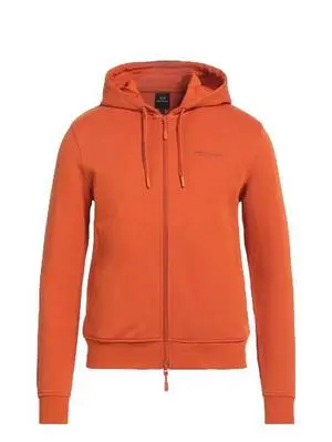 Armani Exchange ARMANI EXCHANGE French Terry Zip-Up Hoodie Orange