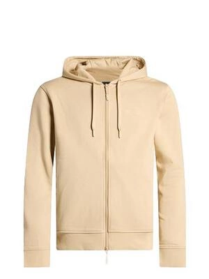 Armani Exchange ARMANI EXCHANGE Cotton French Terry Zip Hoodie Sand