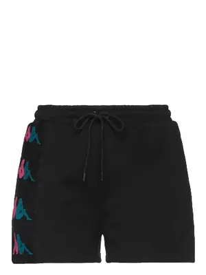 Kappa Cotton-blend Fleece Shorts - Black