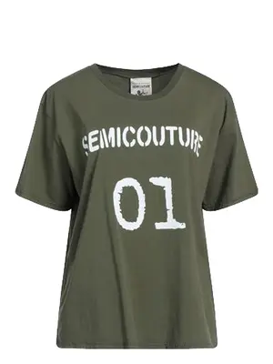 SEMICOUTURE SEMICOUTURE Printed T-Shirt Green