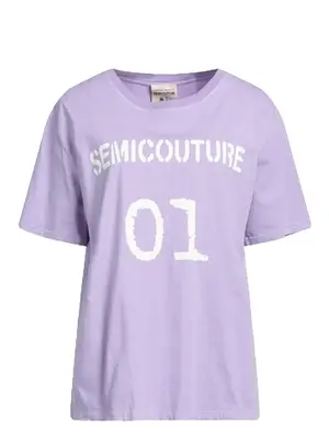 SEMICOUTURE SEMICOUTURE Printed T-Shirt Purple
