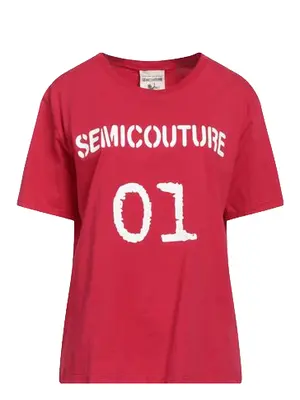 SEMICOUTURE SEMICOUTURE Printed T-Shirt Red