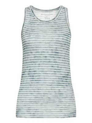 Majestic Filatures Striped Tank Top - Blue