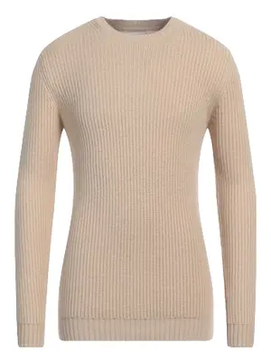SEINSE Knitted Medium Weight Sweater Beige