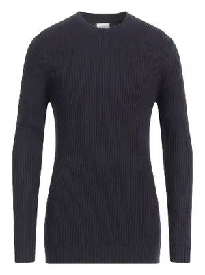 SEINSE Knitted Medium Weight Sweater Navy Blue