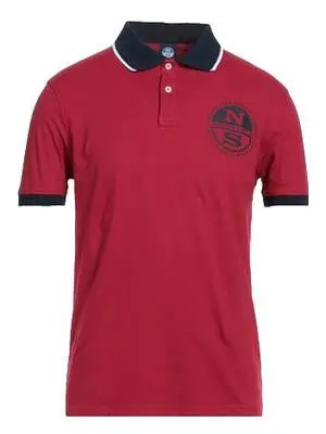 NORTH SAILS Polo Shirt Brick Size Cotton, Elastane - Red