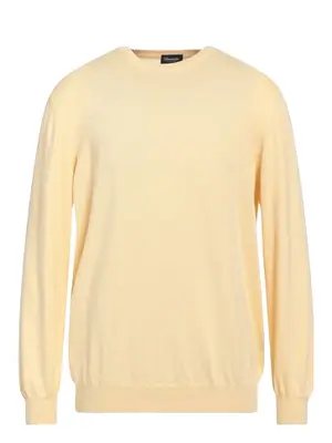 DRUMOHR Knitted Cotton Sweater - Yellow