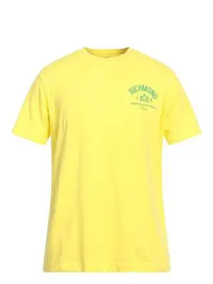 John Richmond T-shirt Size Cotton, Lycra - Yellow